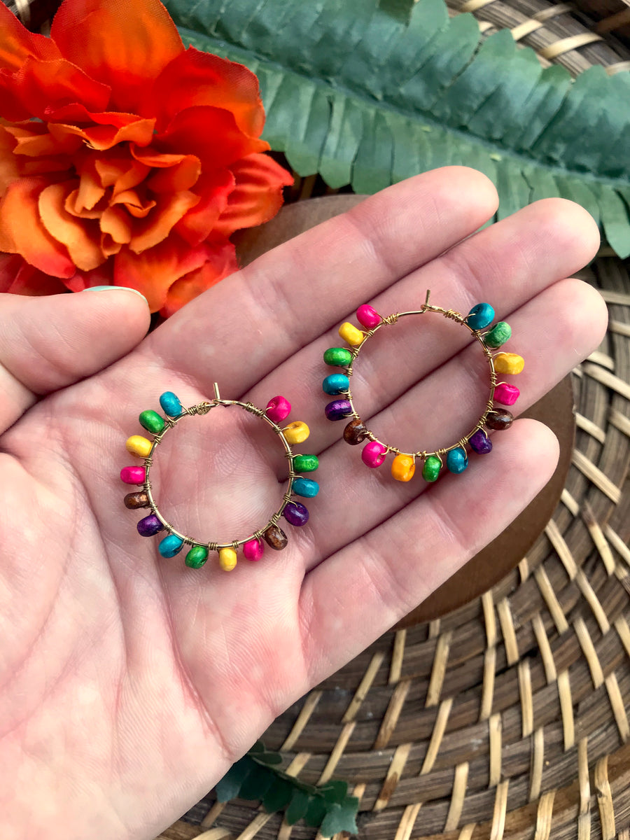 The Emily Hoop - Rainbow – XTRA by Stacey